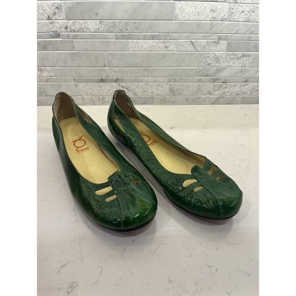 CROCS | Shoes | Crocs You By Crocs Bali Flats Green Leather Us W95 Made ...